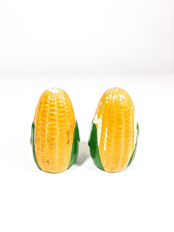 Corn on the Cob Salt and Pepper Shaker Farmhouse Kitchen - Etsy