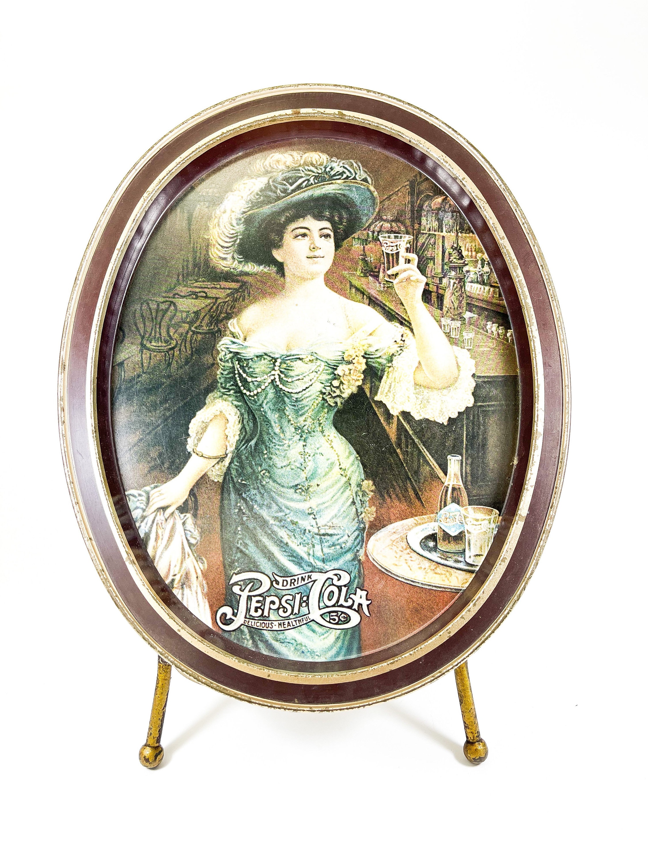 Pepsi Co Tin Serving Tray Vintage Barware Made in USA - Etsy
