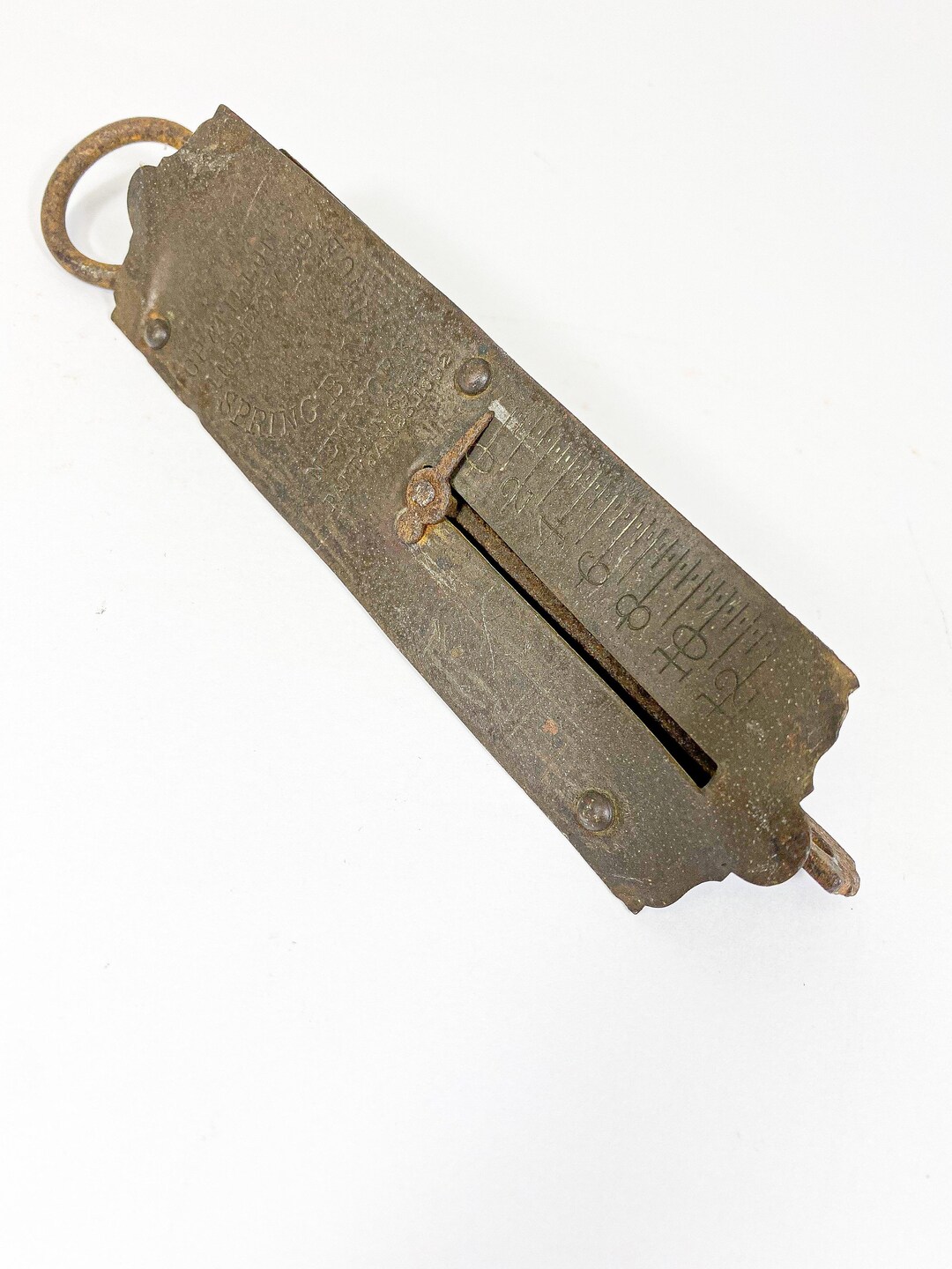 Brass Spring Balance Scale Antique Fish Scale Weight Tool - Etsy