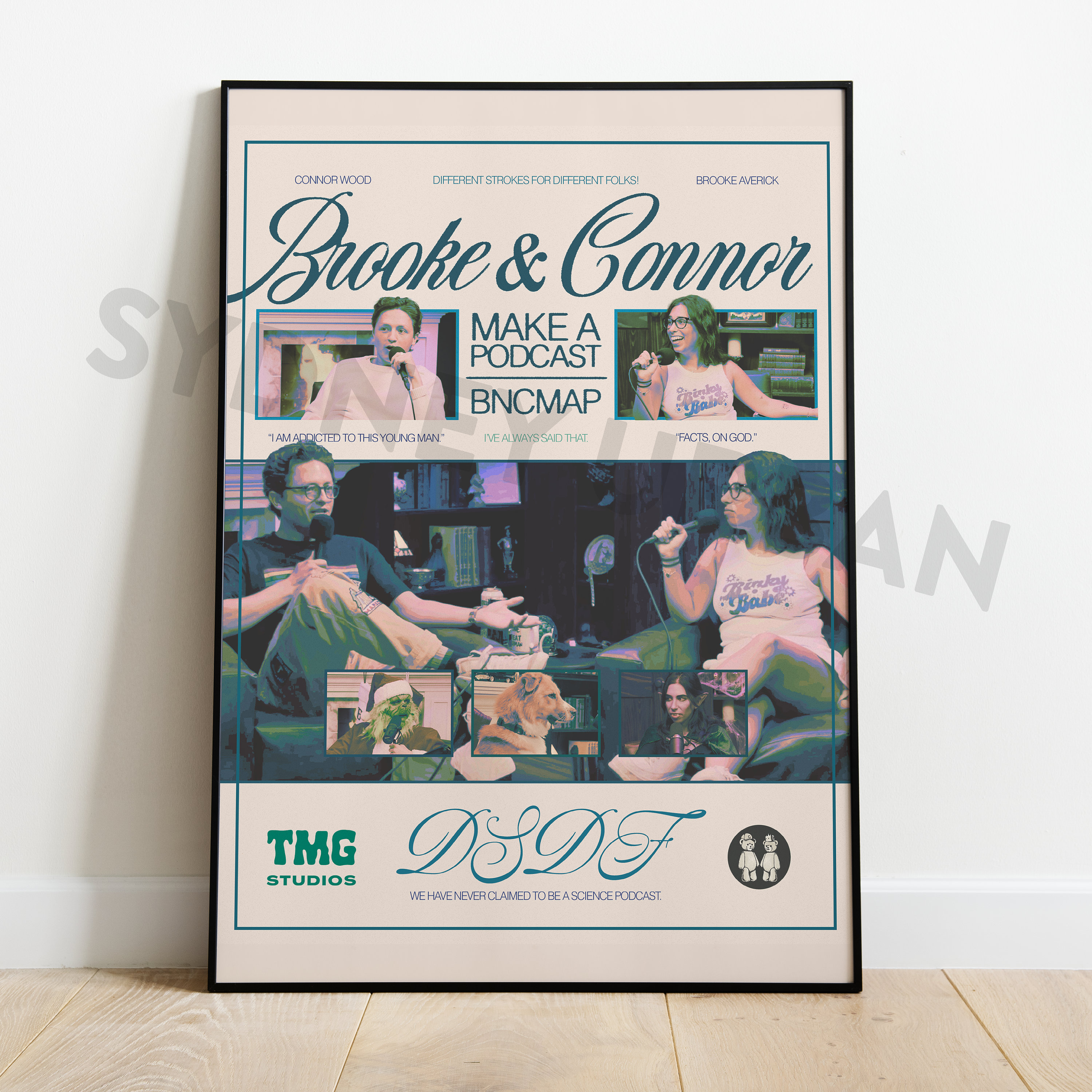 Brooke and Connor Make A Podcast Fan Art DIGITAL Poster Print - Etsy