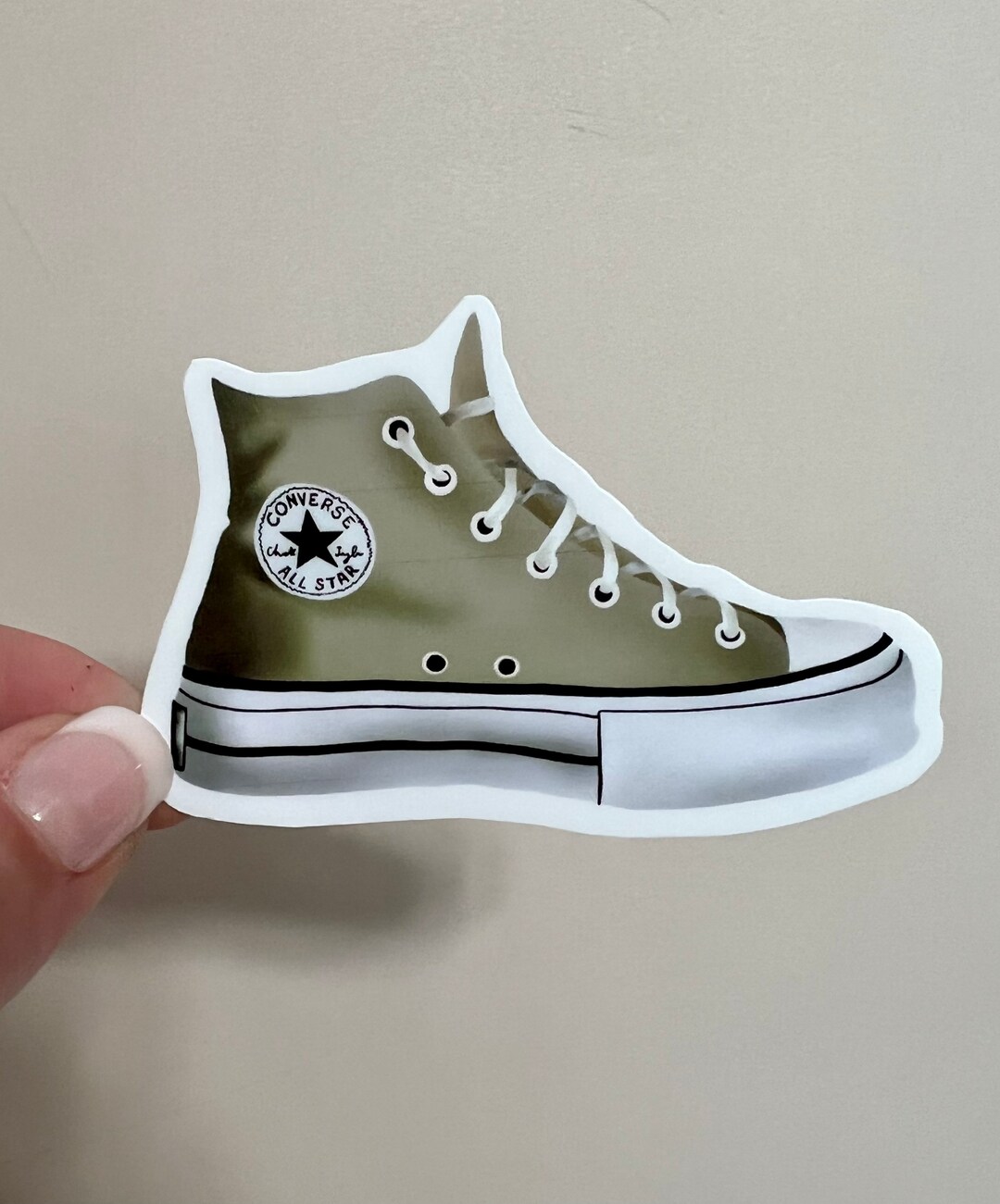 Waterproof Converse Sticker Decal Laptop Shoe Magnet Sticker Laptop ...