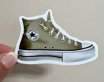 Converse Shoe Sticker - Etsy