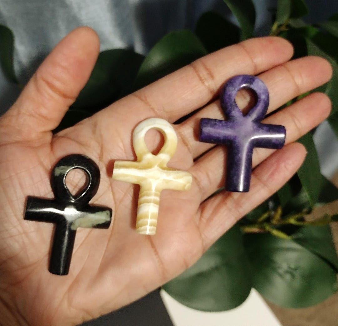 Wrapped Ankh Stone - Etsy