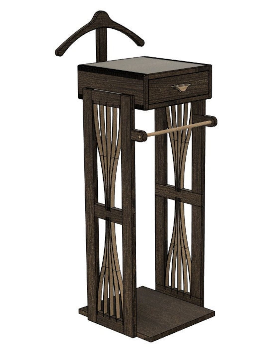 DIGITAL PLANS: Fisher's Valet Stand - Etsy