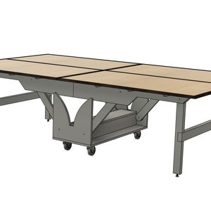 DIGITAL PLANS: the Ultimate DIY Ping Pong Table - Etsy