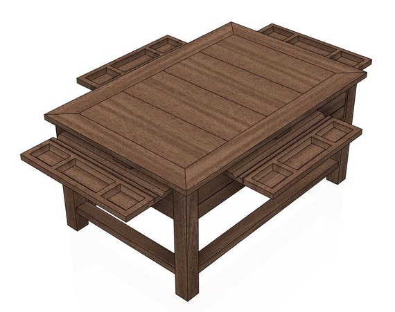 DIGITAL PLANS Fisher s Ultimate Gaming Coffee Table Etsy