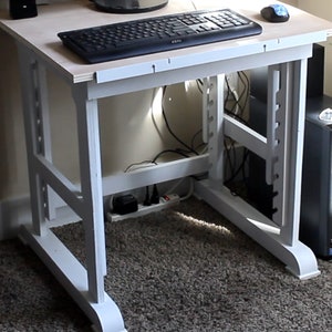 DIGITAL PLANS: Fisher's Adjustable Desk - Etsy