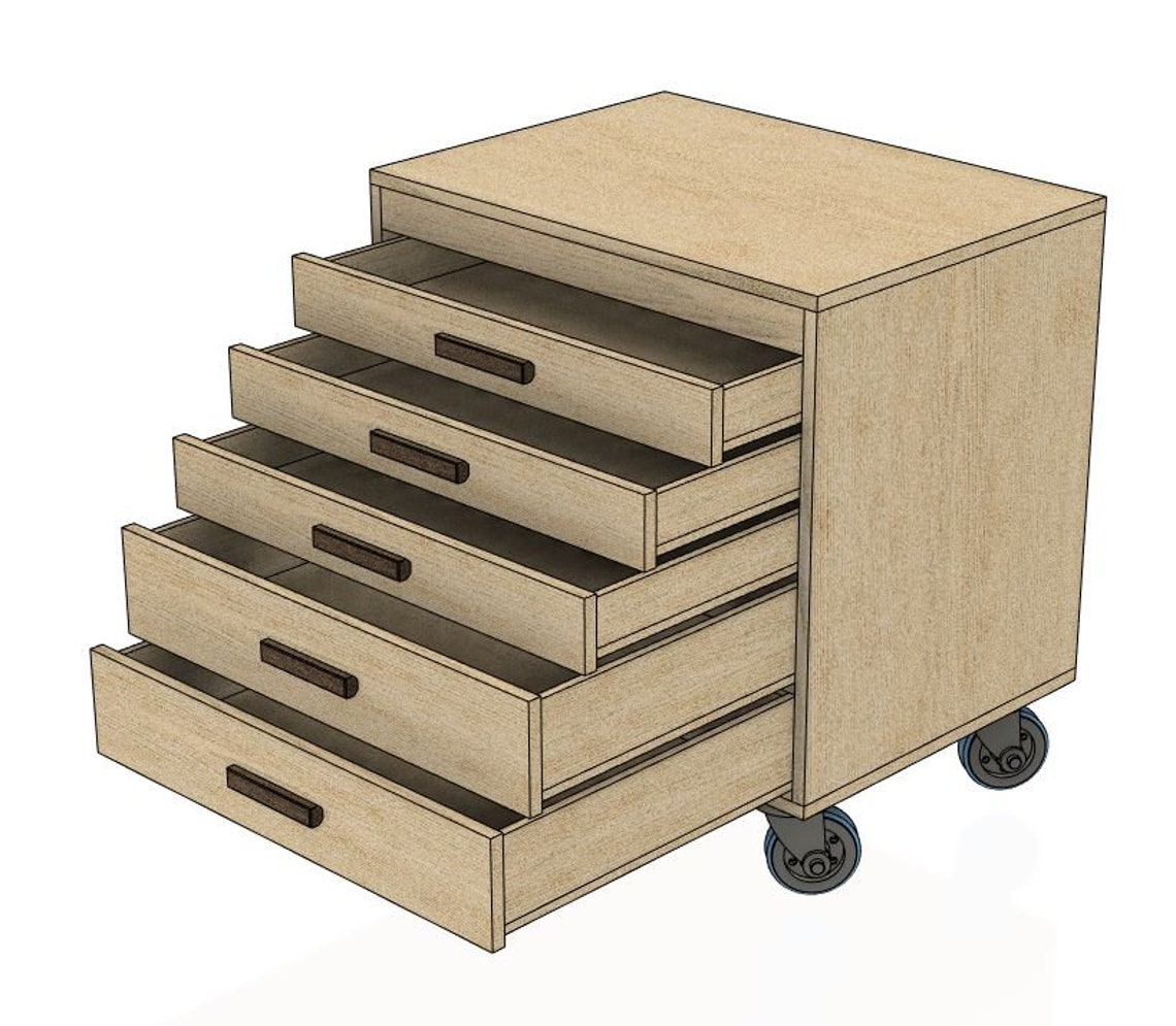 DIGITAL PLANS: Fisher's Mobile Tool Cart - Etsy