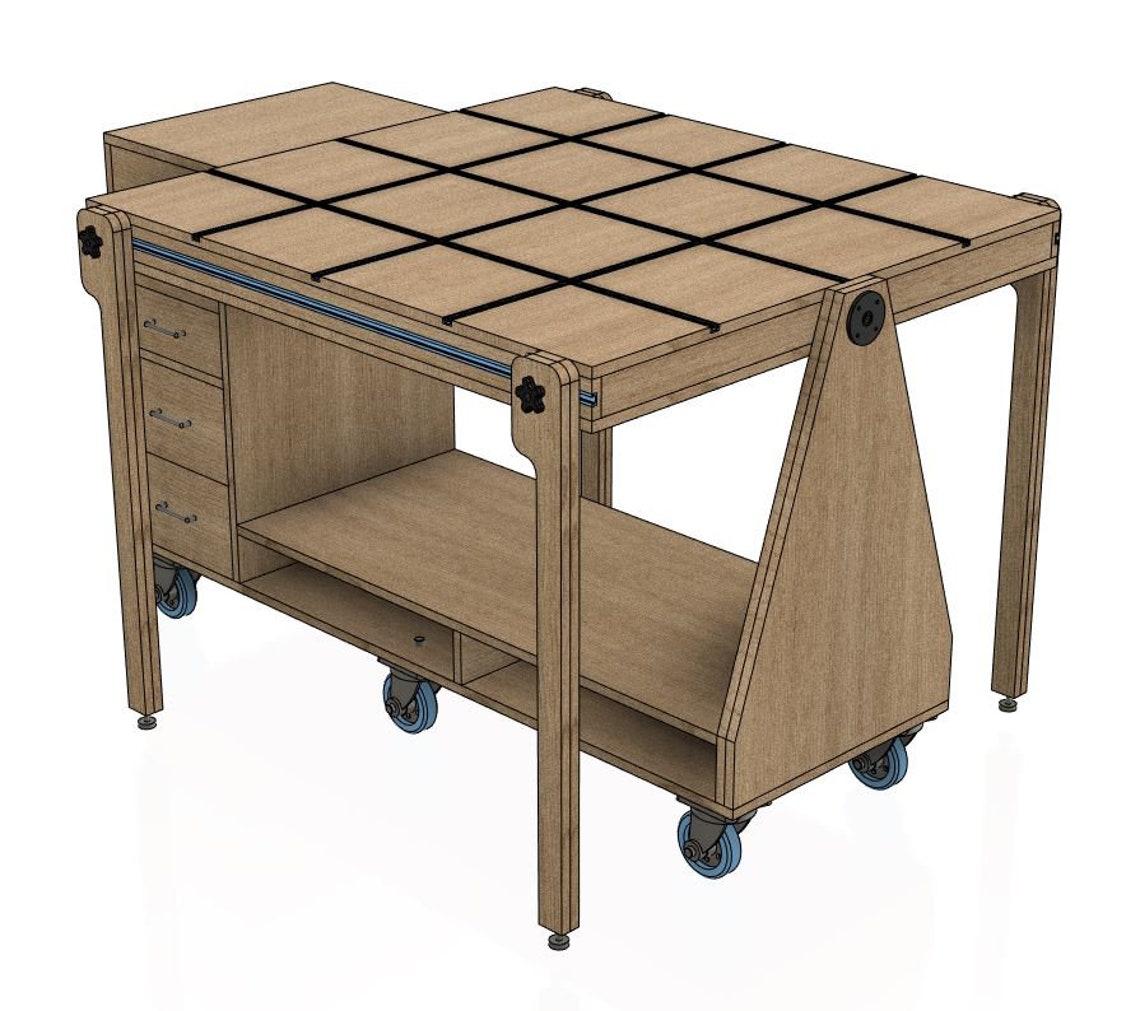 DIGITAL PLANS: Fisher's Mobile Assembly Table - Etsy