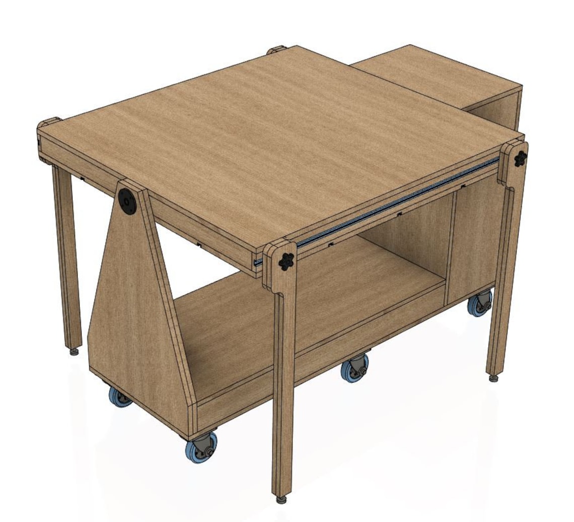 DIGITAL PLANS: Fisher's Mobile Assembly Table - Etsy