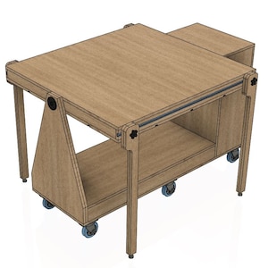 DIGITAL PLANS: Fisher's Mobile Assembly Table - Etsy