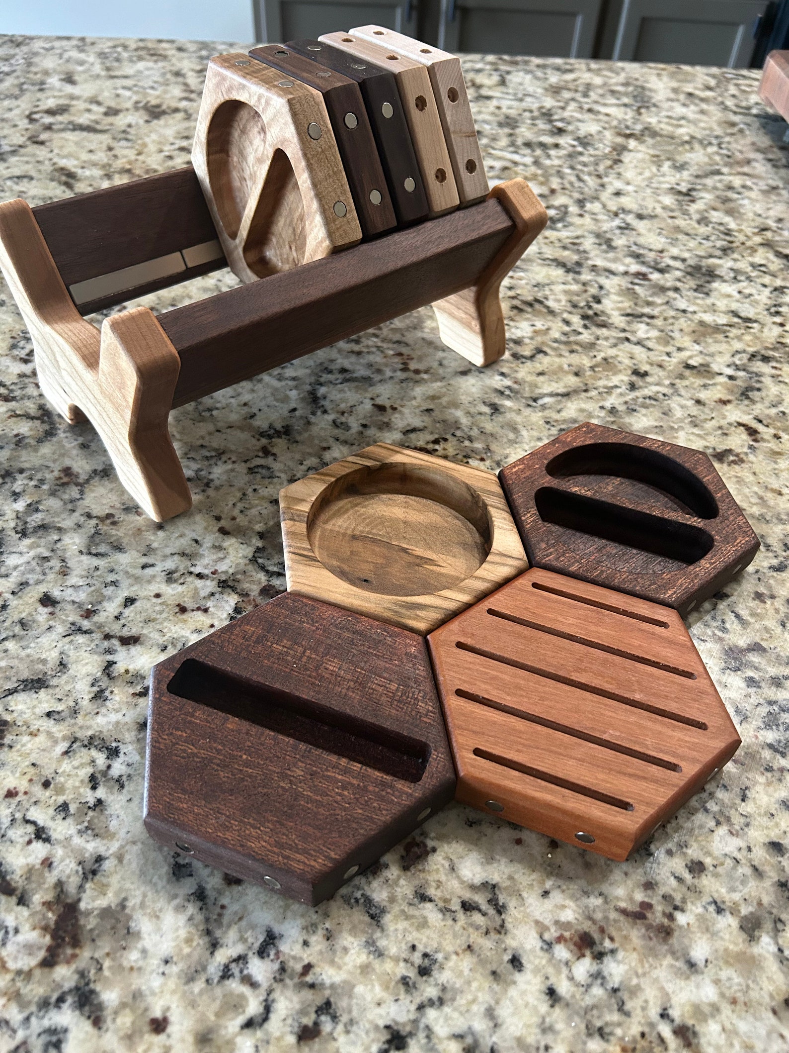 DIGITAL PLANS: Fisher's Hex Gaming Trays - Etsy