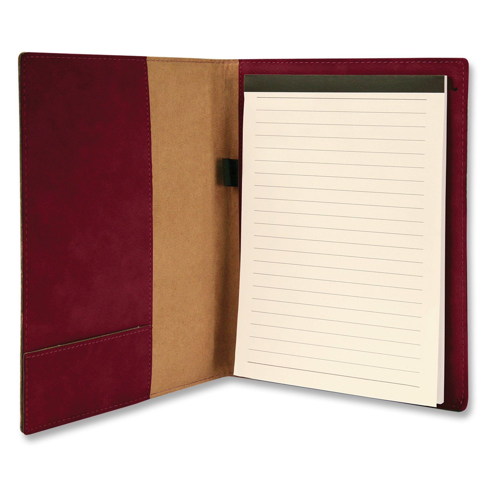 Personalized Small Leatherette Portfolio With Lined Notepad, Customized ...