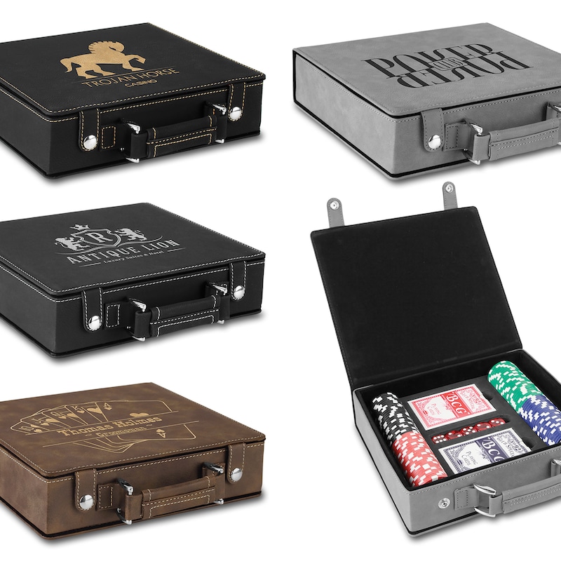 Personalized Poker Set - Etsy