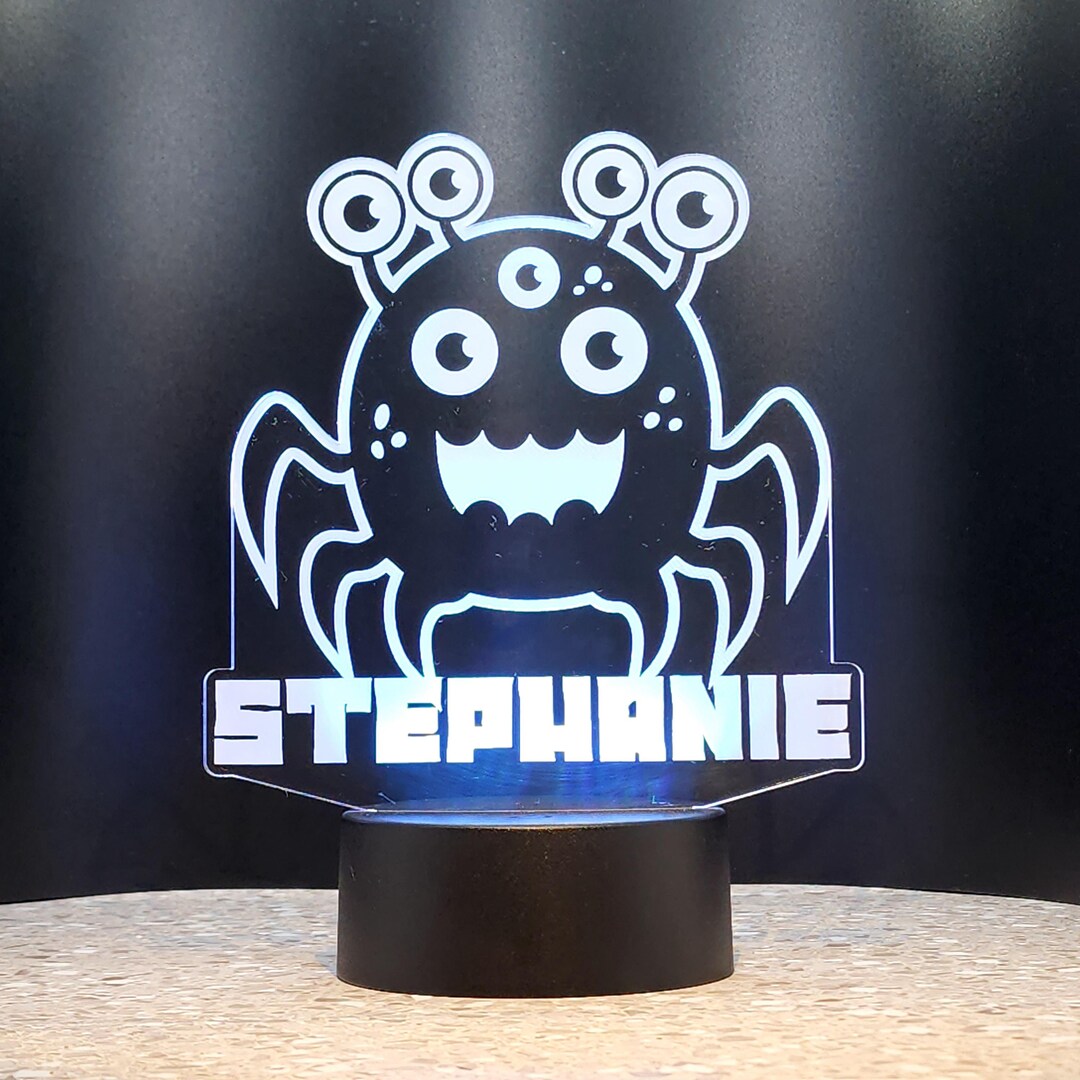 Personalized Alien Light Custom Name Space Monster LED Outer Space ...