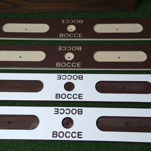 Organize Your Bocce Balls | Stylish Set of 2 Bocce Ball Holders | Racks ...