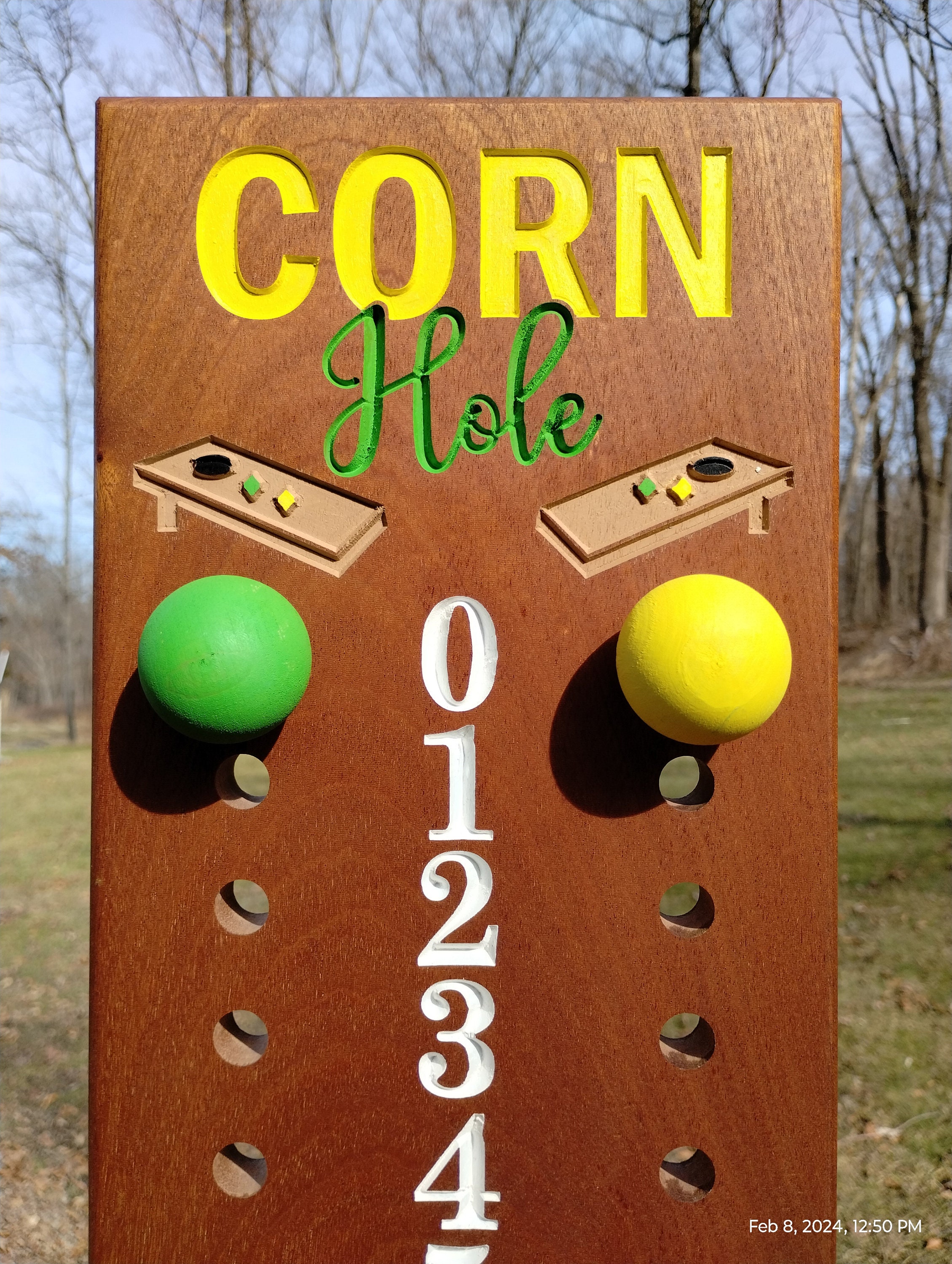 Cornhole Scoreboard Elegant Addition to Your Backyard. - Etsy