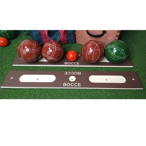 Organize Your Bocce Balls | Stylish Set of 2 Bocce Ball Holders | Racks ...