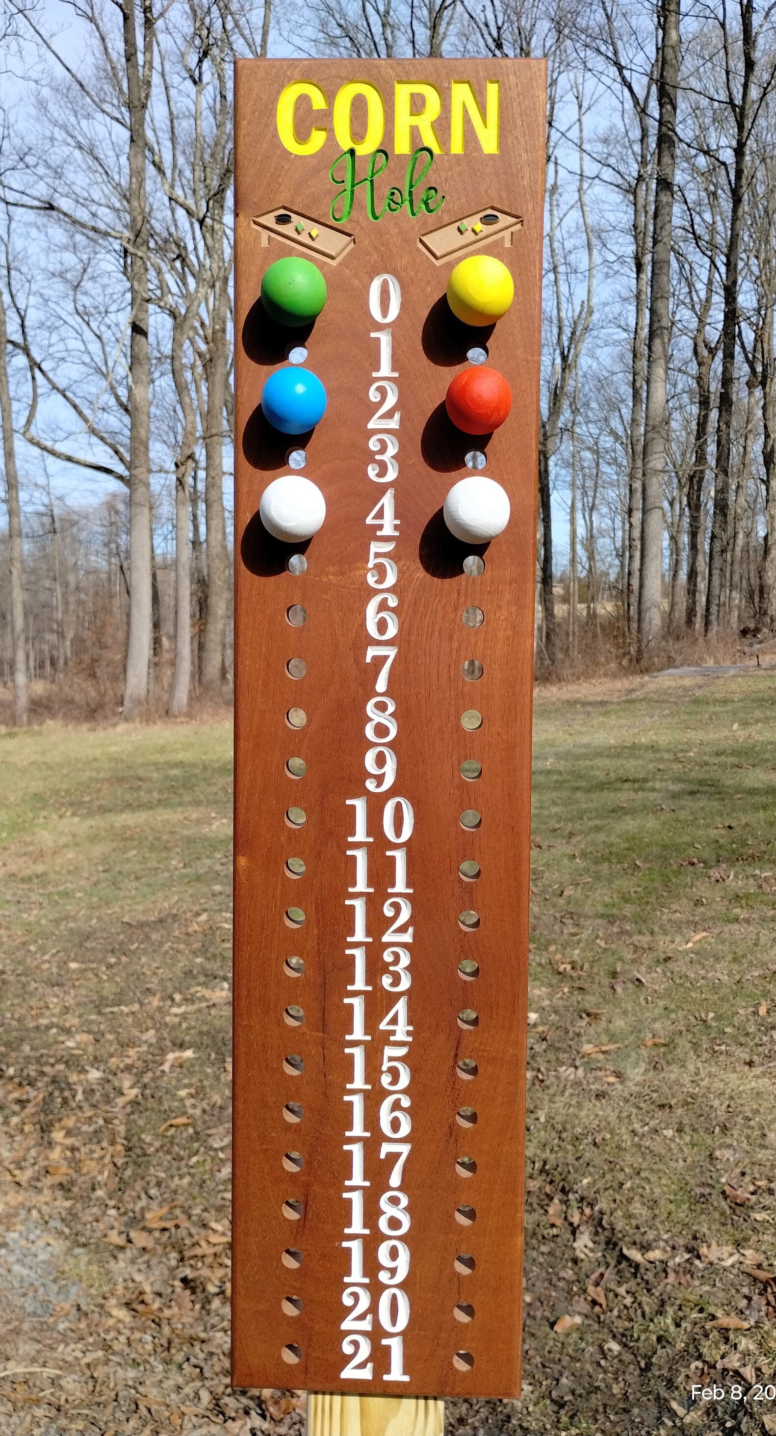Cornhole Scoreboard Elegant Addition to Your Backyard. - Etsy