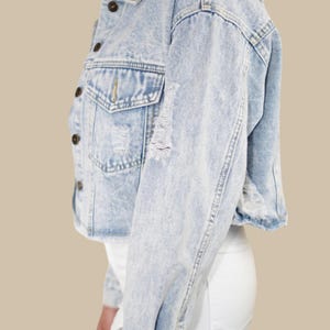 Atlanta Skyline Denim Jacket - Etsy