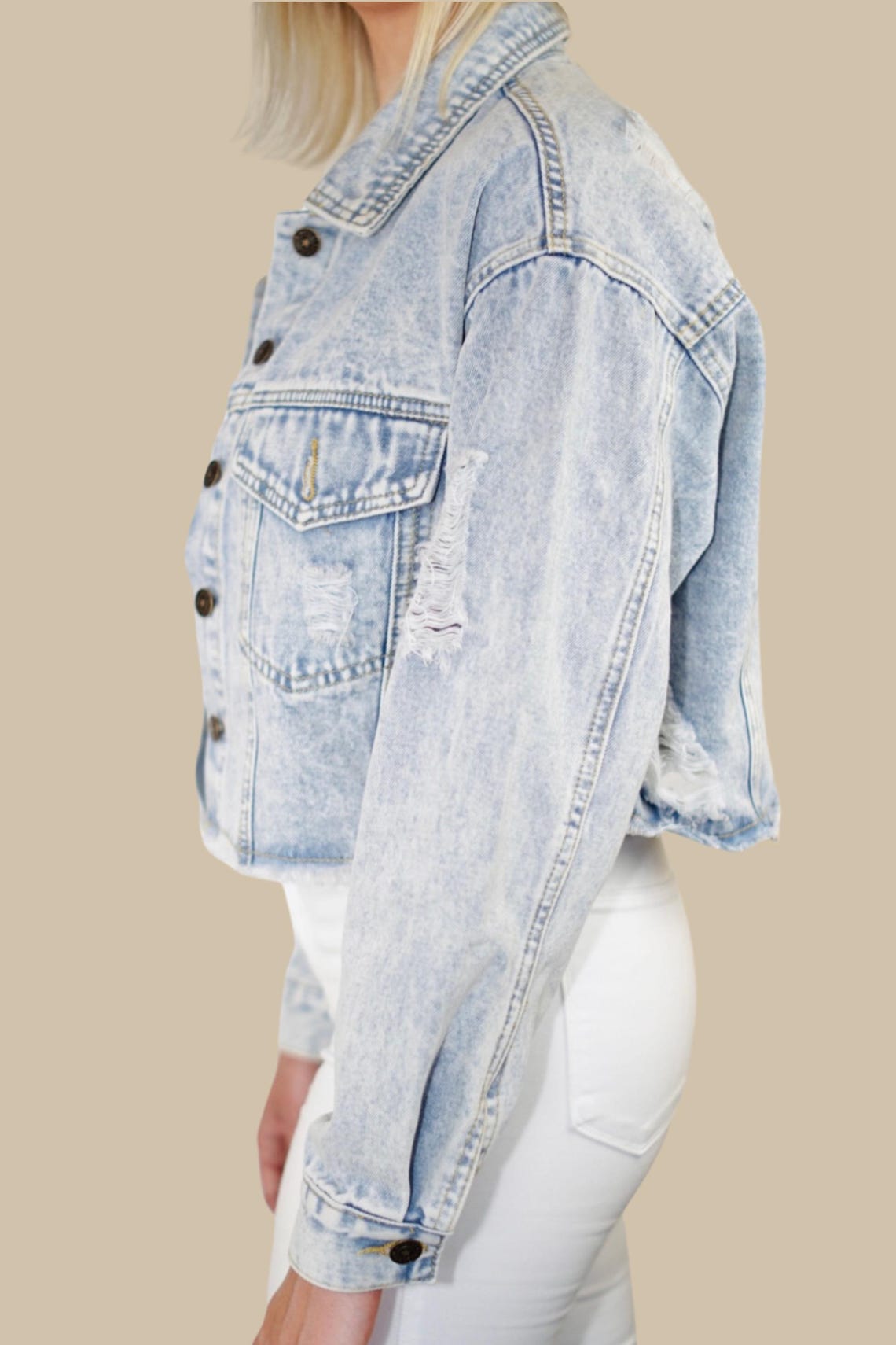 University of Tennessee Checkered Lips Print Denim Jacket - Etsy