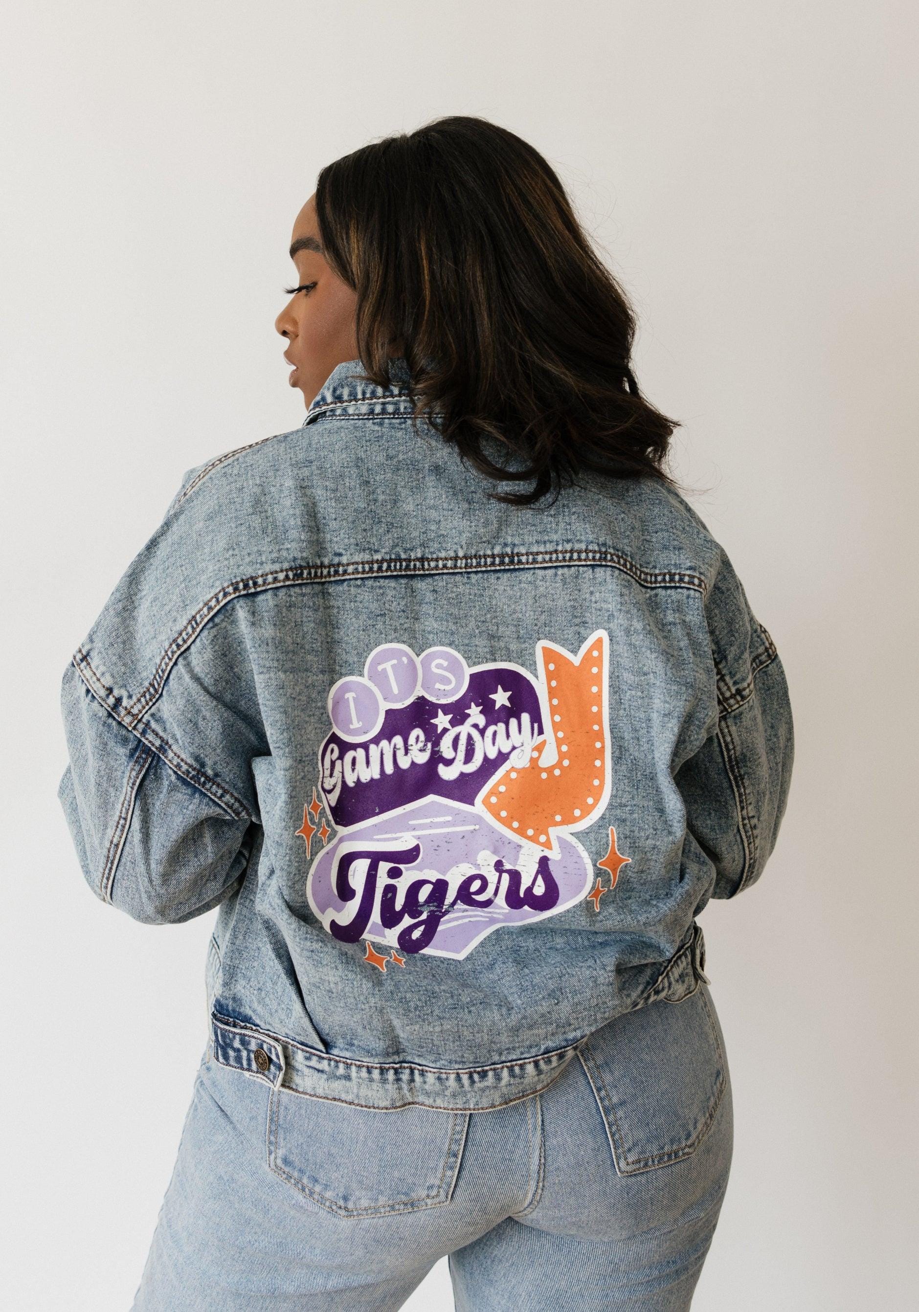 Clemson University It's Game Day Denim Jacket - Etsy