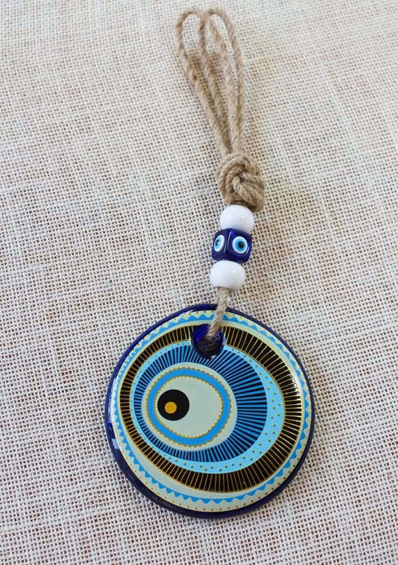 Ancient eye evil eye art Painted multiple colors evil eye | Etsy