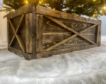Christmas Tree Box Skirt | Etsy