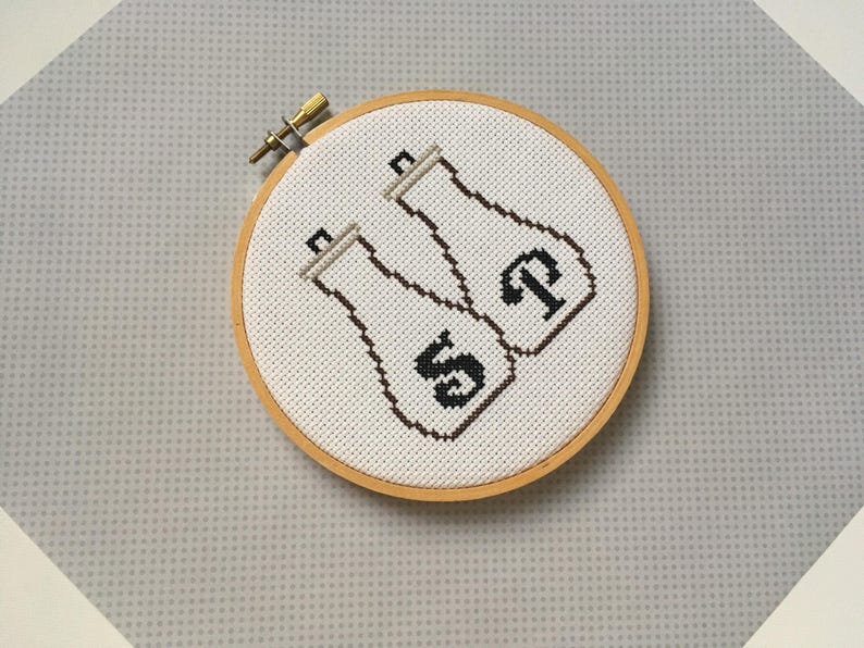 Salt & Pepper Shakers Cross Stitch Pattern, Instant Digital Download ...