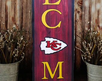Kc Chiefs Porch Sign - Etsy