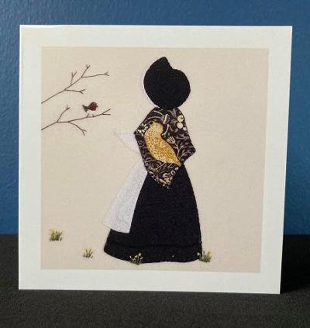 Robin Goch A'r Ladi Lady and the Robin - Etsy