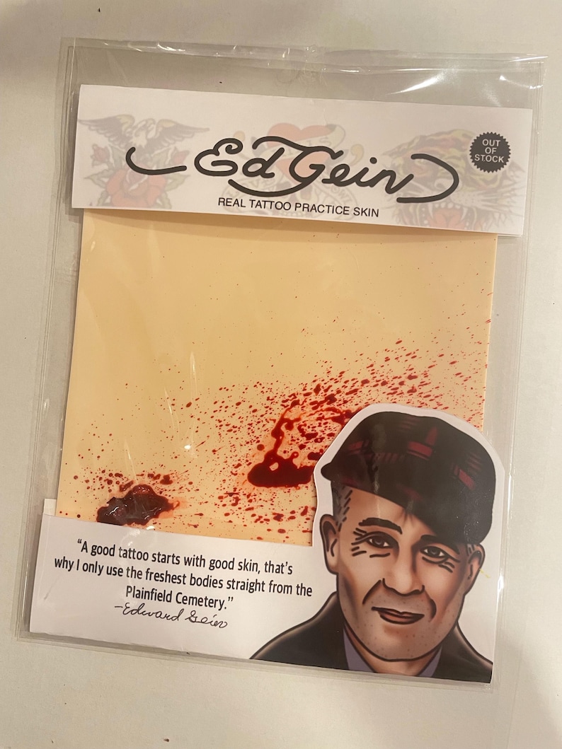 Ed Gein Tattoo Practice Skin - Etsy