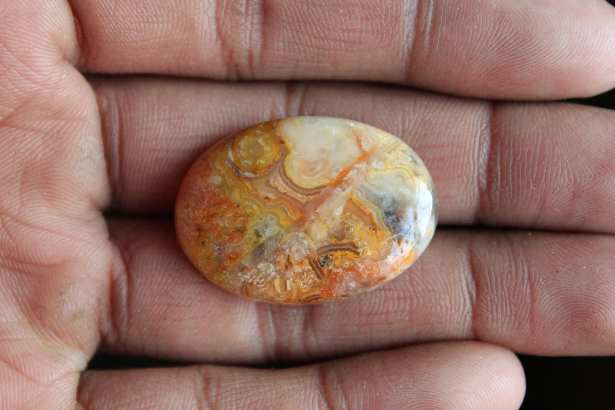 Cabujones de piedras preciosas cabujón de ágata de encaje - Etsy España