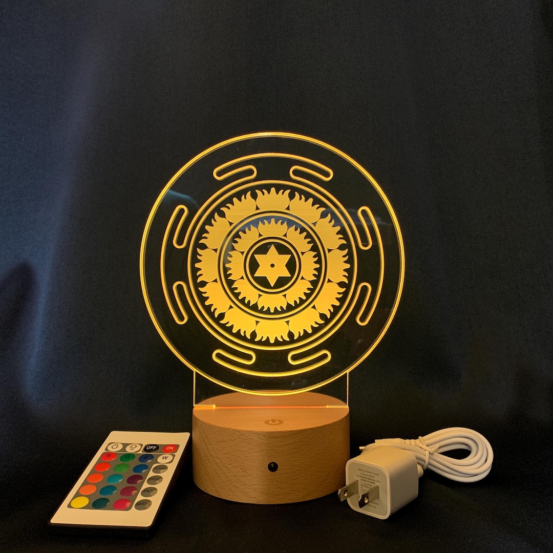 Surya Yantra - Illuminated Multi-color Night Light - Etsy