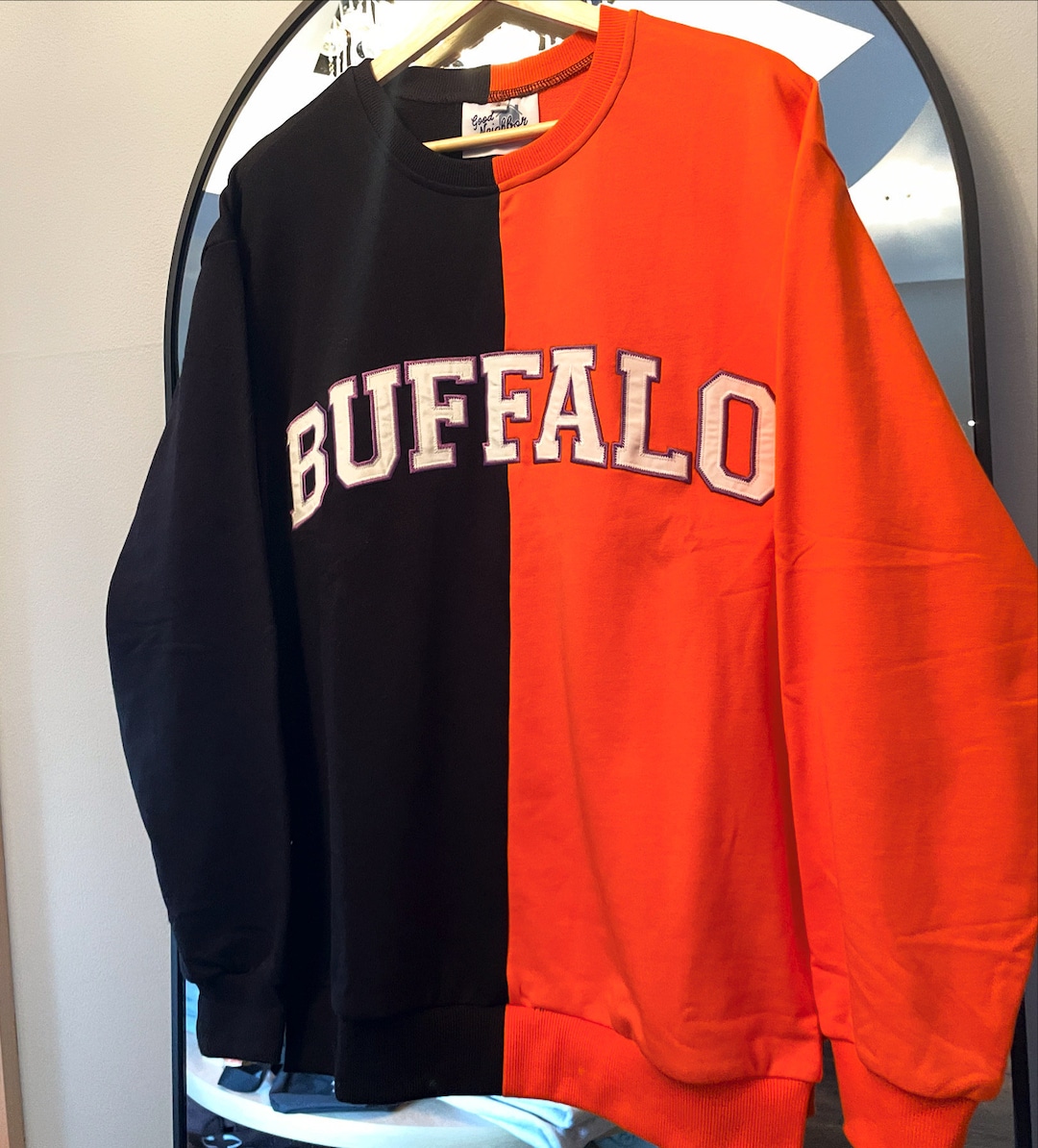 BUFFALO SPLIT CREW | Buffalo Bandits Sweatshirt | Two Tone | Mafia ...