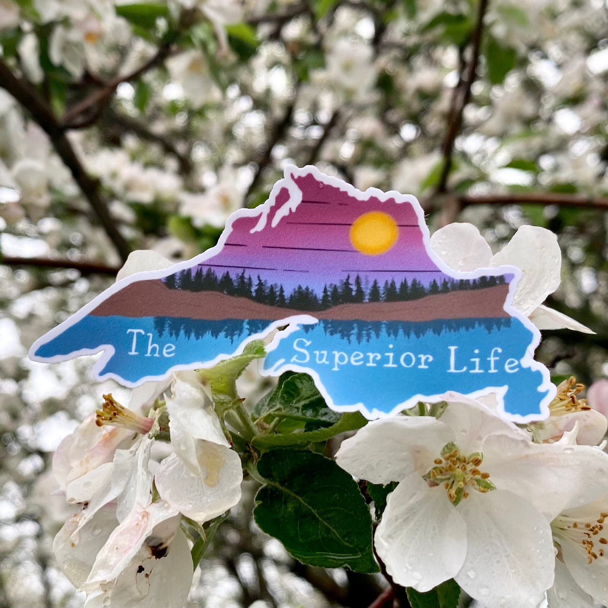 Lake Superior Sticker/the Superior Life - Etsy
