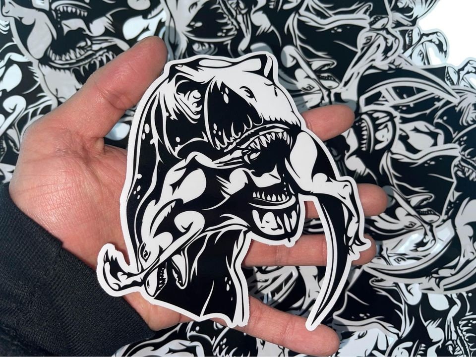 RAM TRX Logo Transparent Sticker T-rex Eating Raptor Sport | Etsy Australia