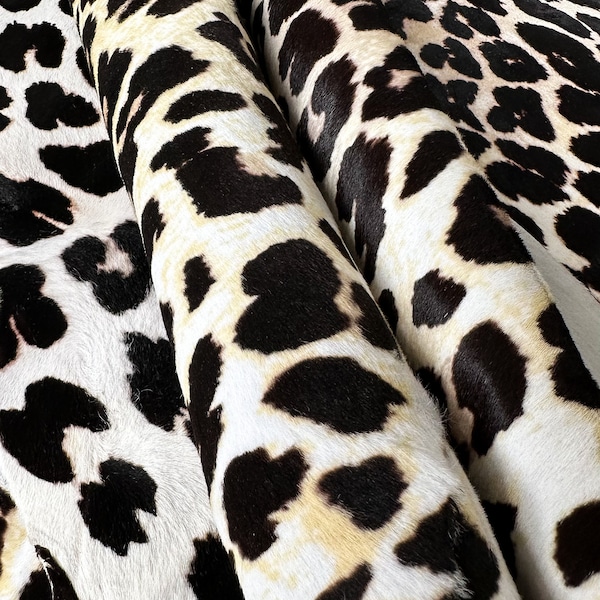 Leopard Print Hair on Hide - Etsy