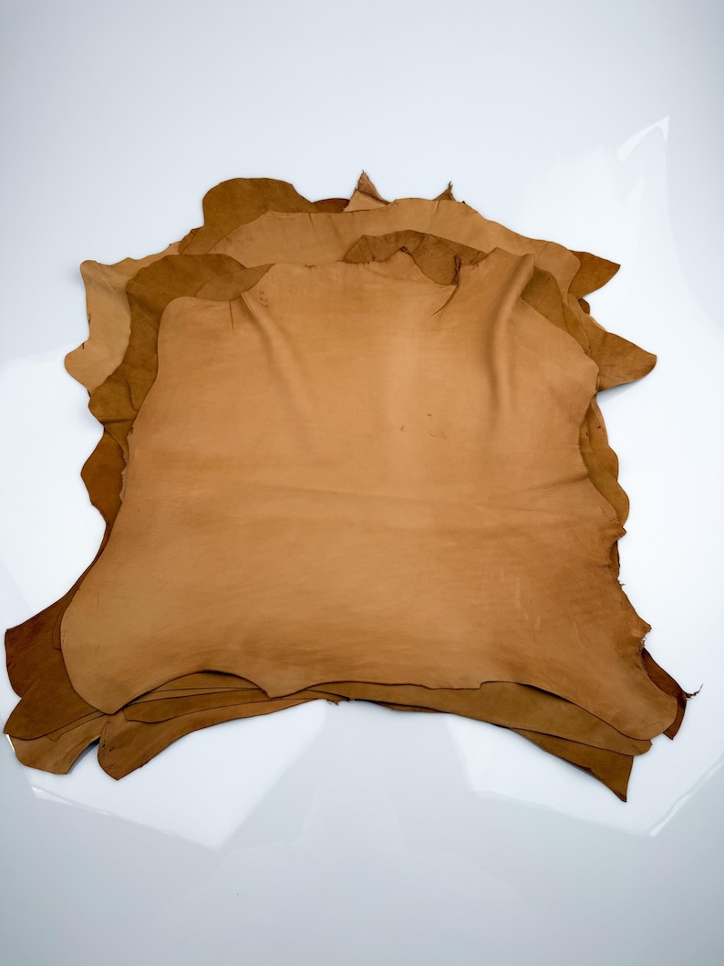 Tan Brown Metis Suede Leather Hide for Bag Lining Shoes and Small ...
