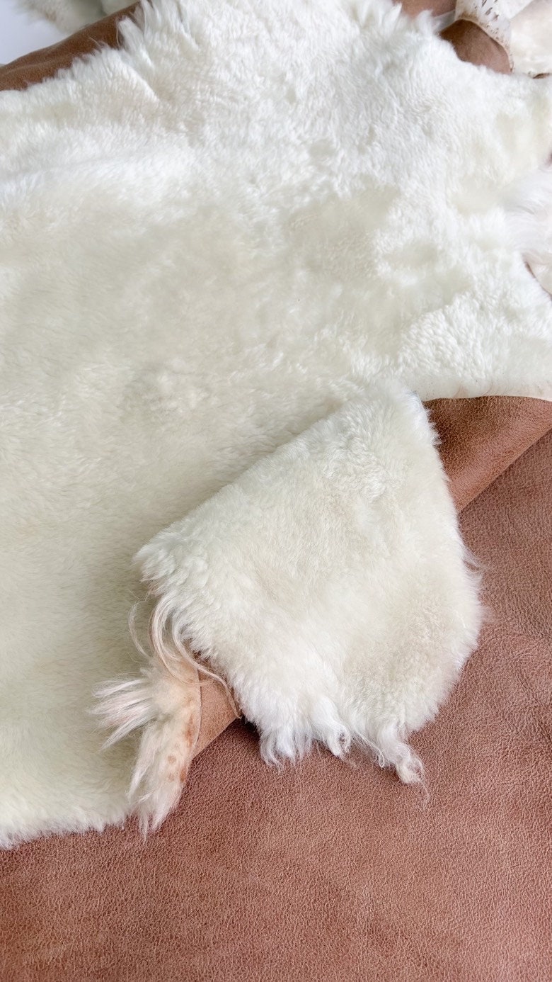 Natural Cream Tan Sheepskin Shearling Upholstery Sheepskin Rug - Etsy