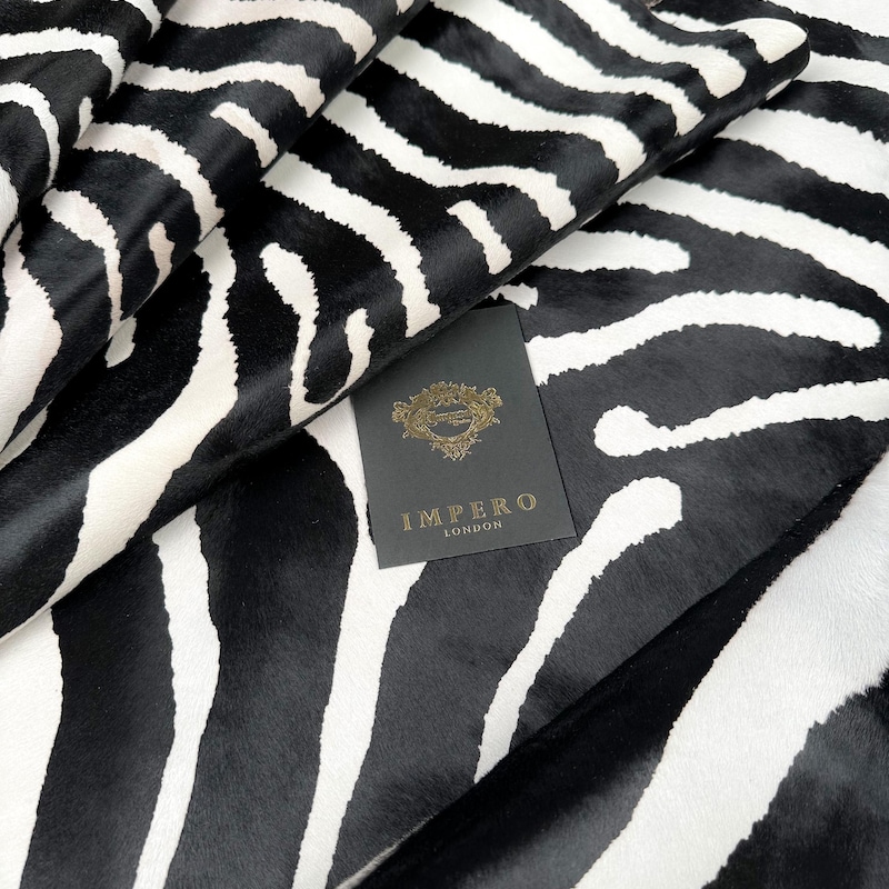 Zebra Calfskin Hide - Etsy