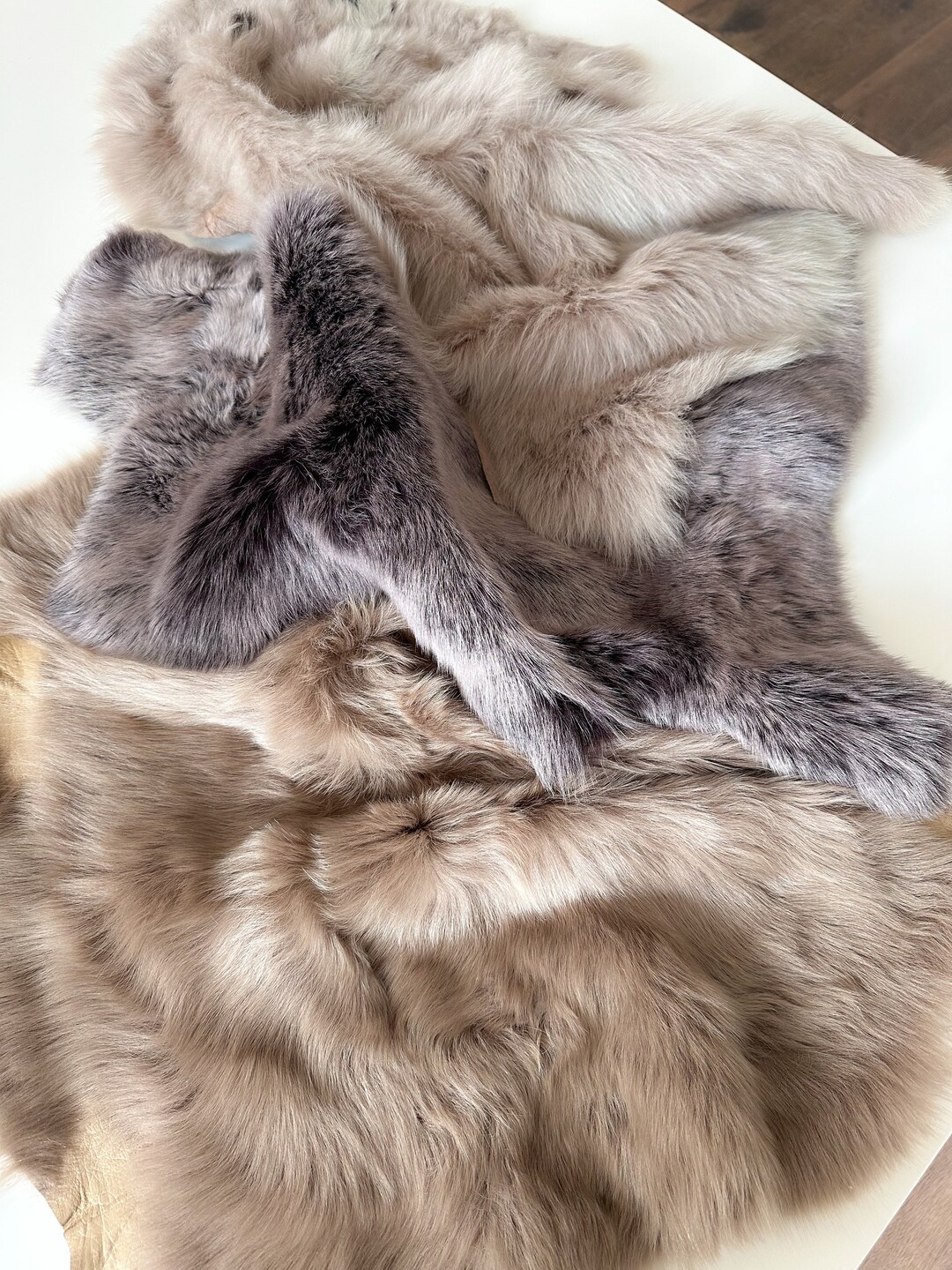 3 Piece Genuine Sheepskin Clearance Suitable for Costume Design Crafts ...