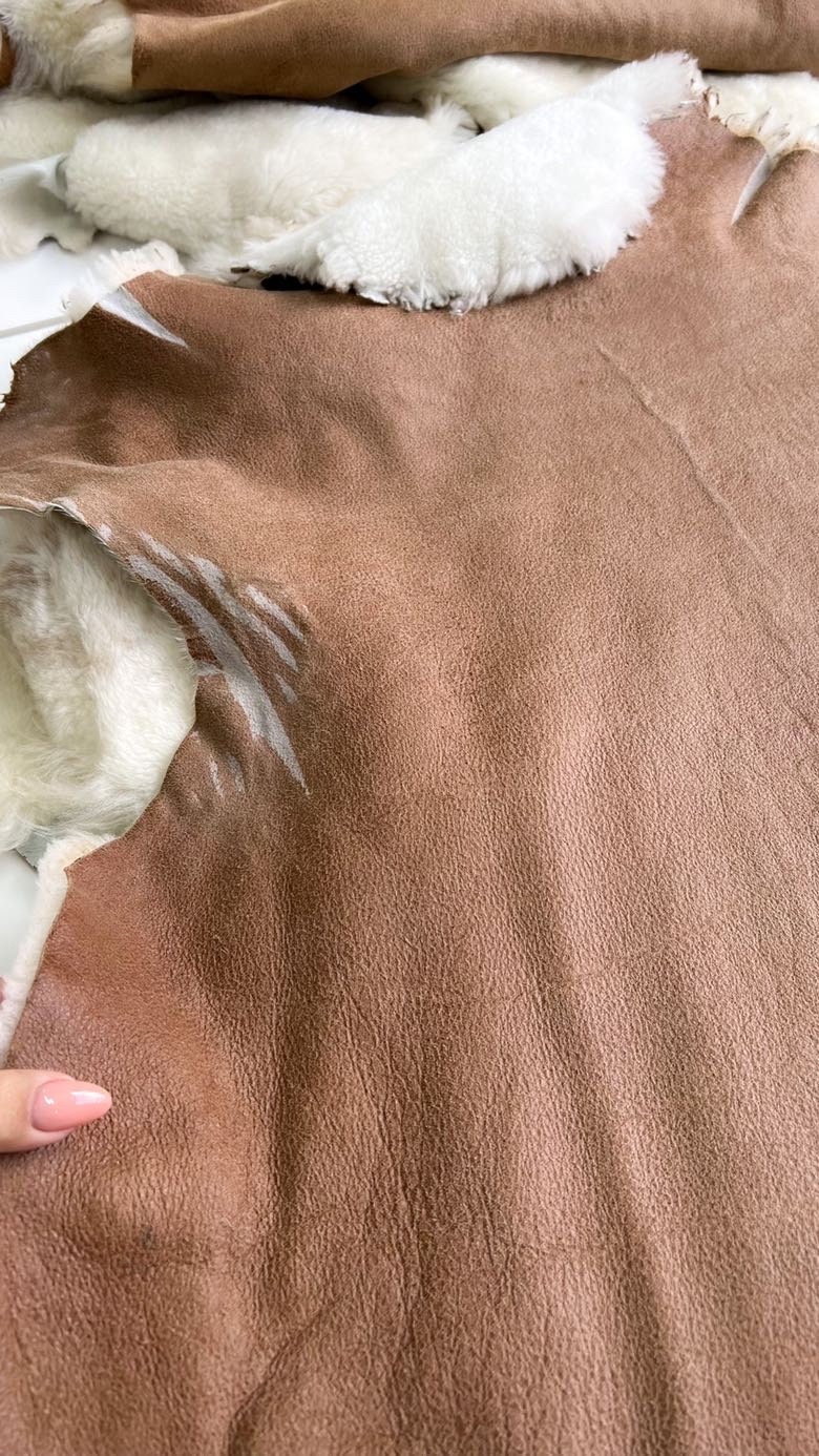 Natural Cream Tan Sheepskin Shearling Upholstery Sheepskin Rug - Etsy