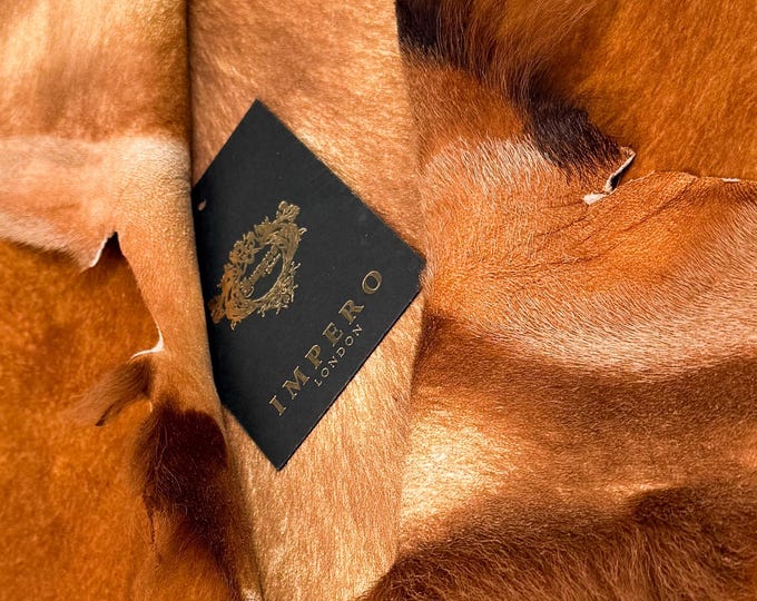 Tan Sheepskin Leather Hide for Bags, Wallets, Upholstery, Fashion ...