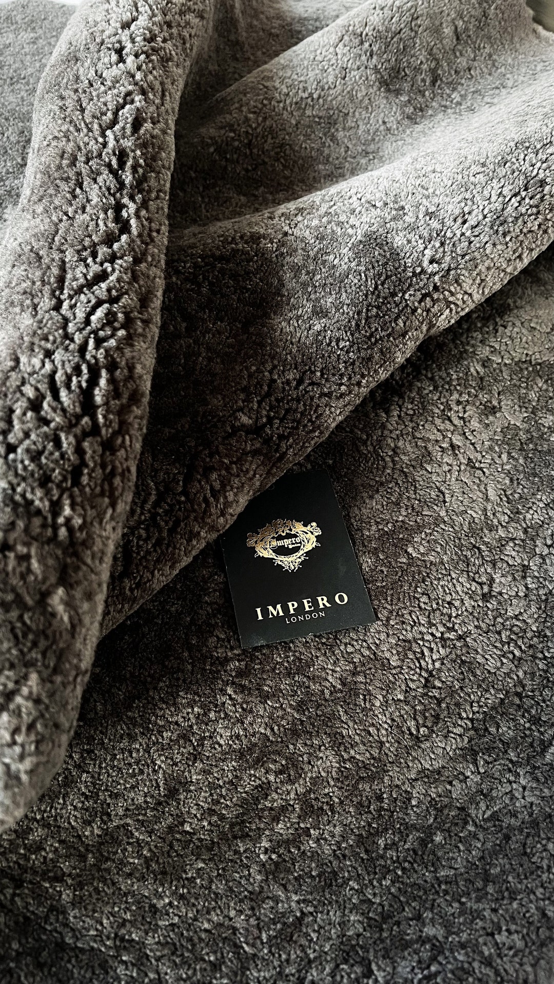 New Zealand Sheepskin Taupe Green Short Wool Shearling Fur Hide for ...