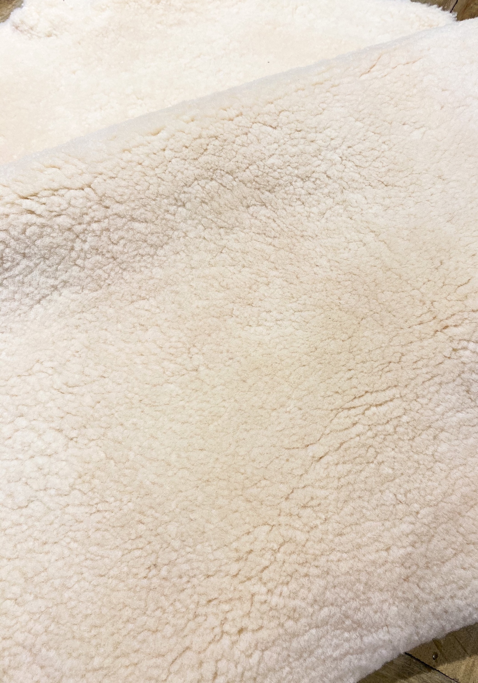 Genuine Natural Curly Australian Sheepskin Shearling Beige for - Etsy UK