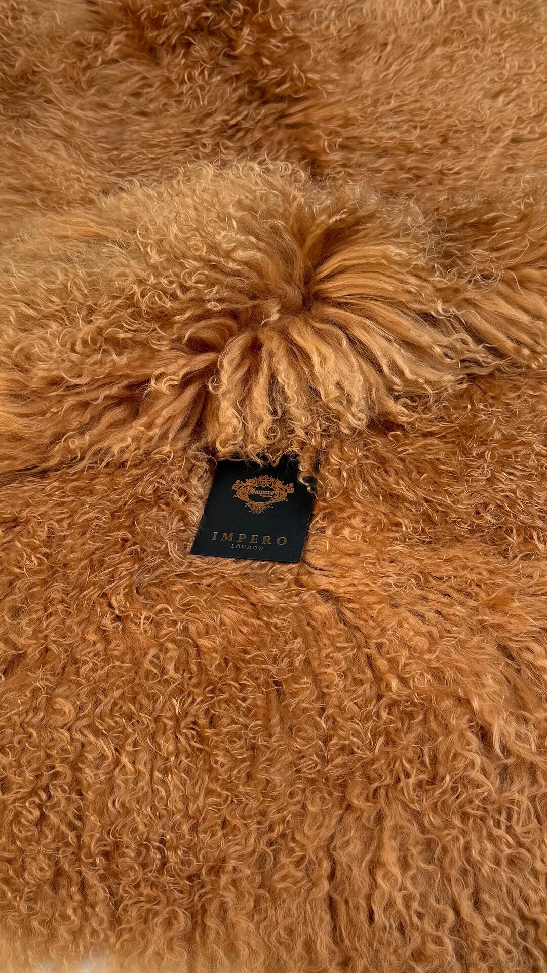 Premium Tibetan Mongolian Sheepskin - Curly Honey Blonde Hide for Coats ...