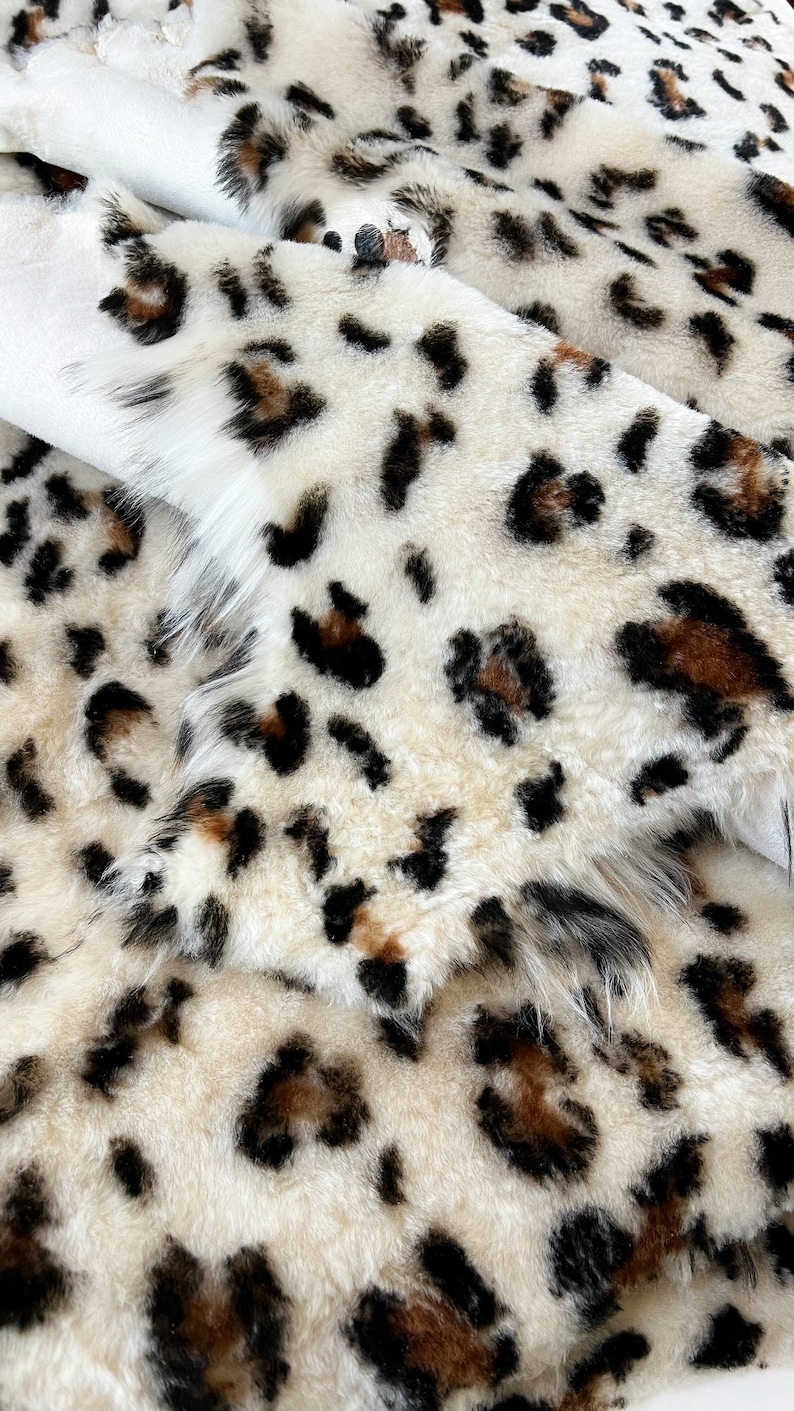 Genuine Leopard Print Sheepskin for Coat Upholstery Sheepskin Sofa ...
