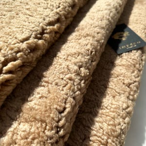 Premium Shearling Hide for Upholstery Honey Sheepskin Leather for ...