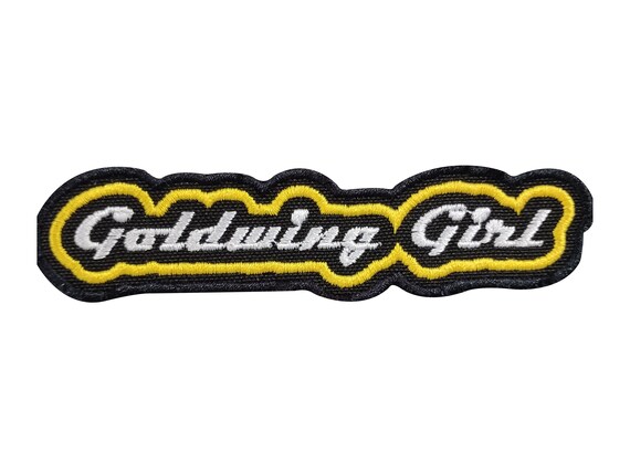 Goldwing Girl Embroidered Patch | Etsy